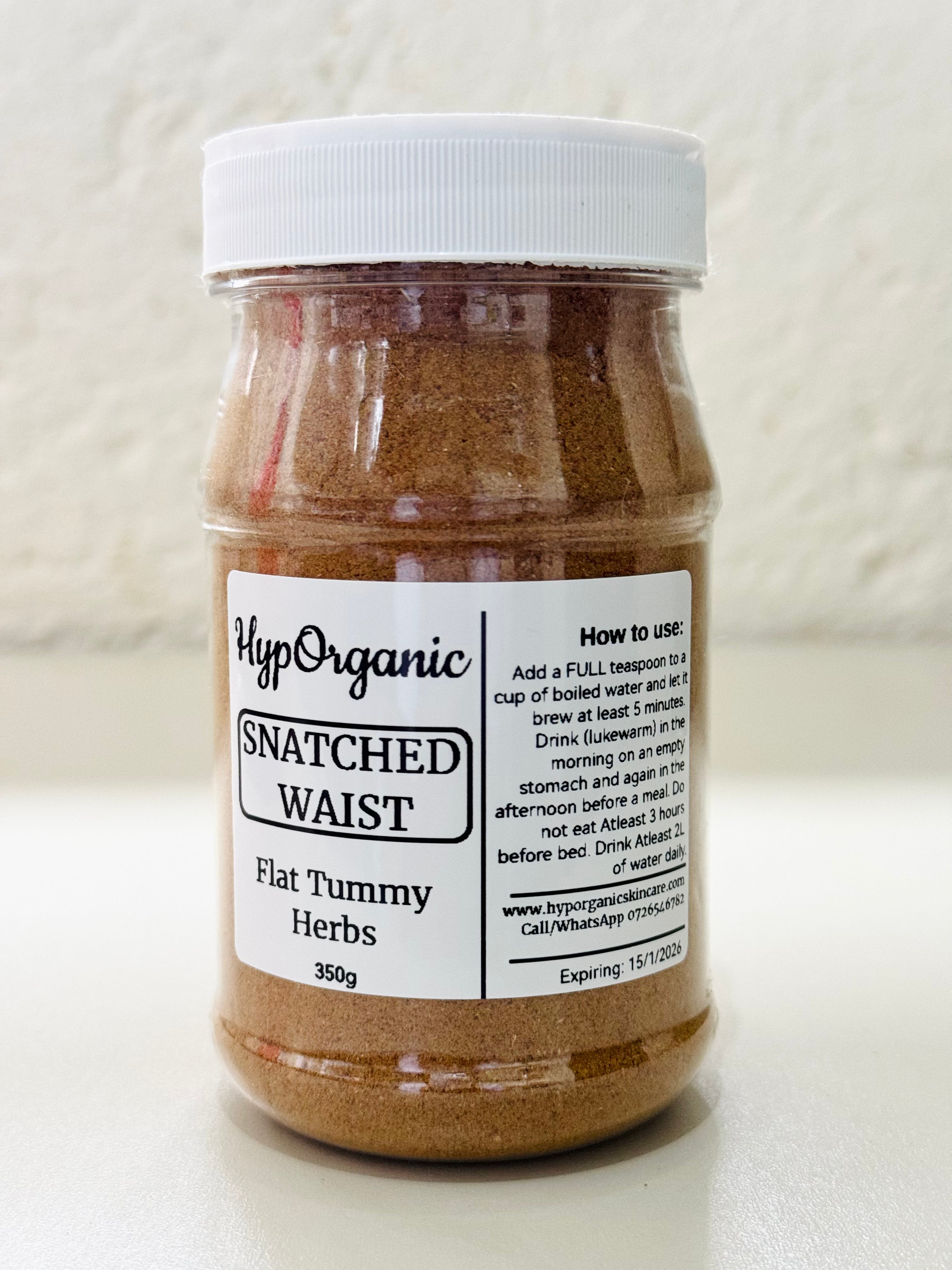Snatched waist, Flat tummy herbs (350g) – HypOrganic Skincare